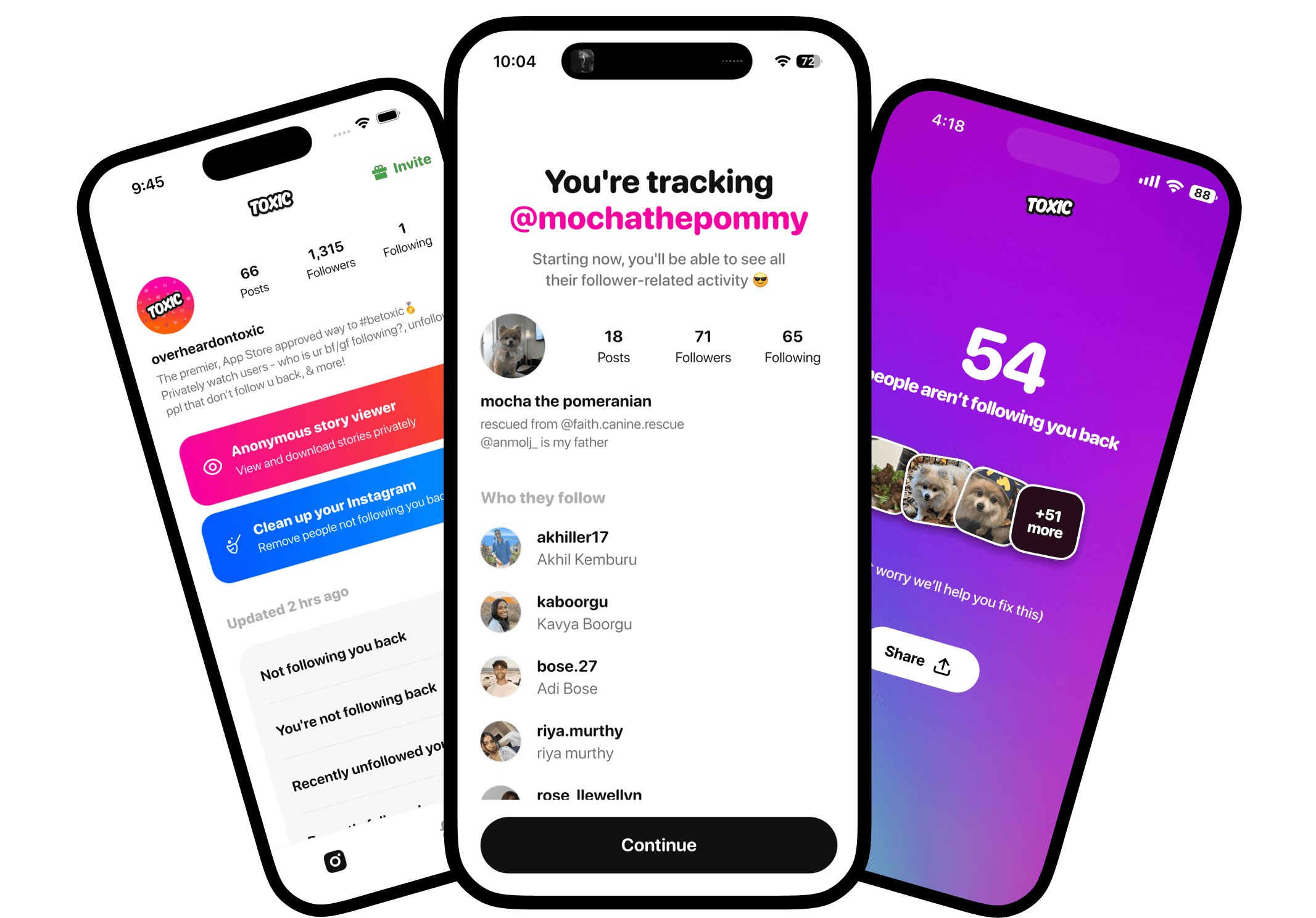 Toxic: Track IG users privately